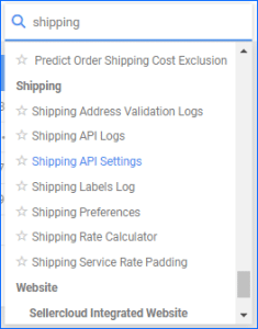 Shipping Company Settings | Sellercloud
