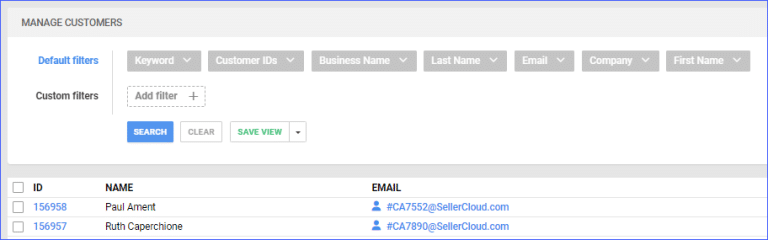 Customer Details | Sellercloud