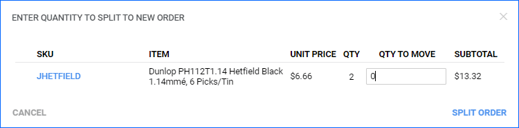 Split Order | Sellercloud