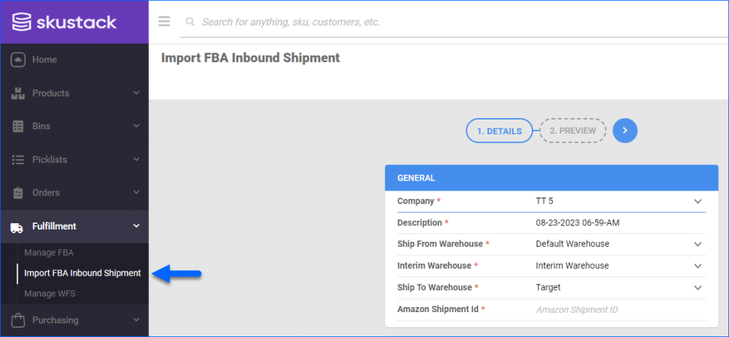 Import FBA Shipments | Sellercloud