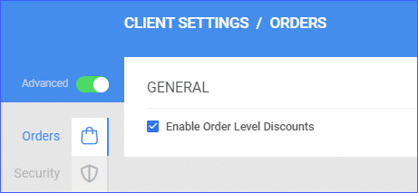 Order Level Discount | Descartes Sellercloud