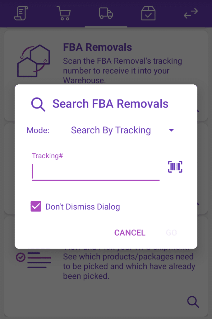 FBA Removal Pop-Up | Sellercloud