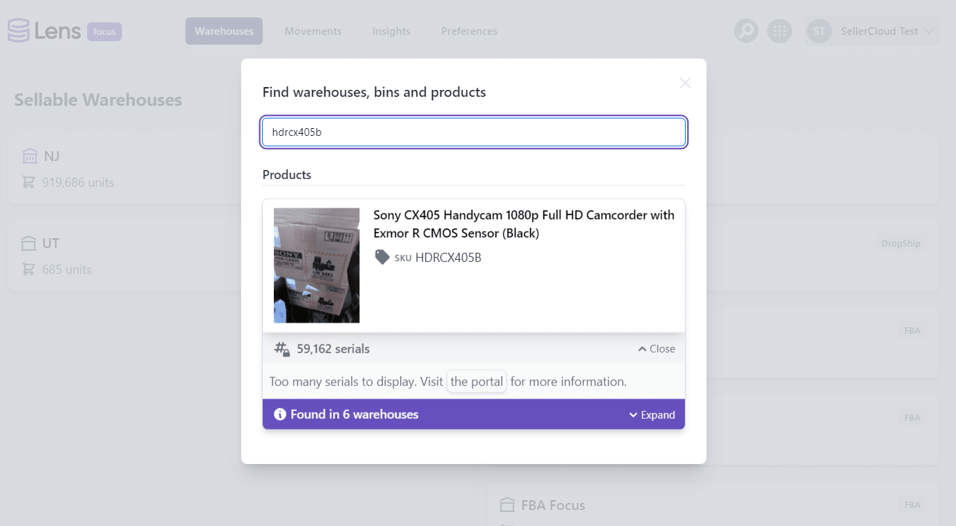 Serial Numbers | Sellercloud