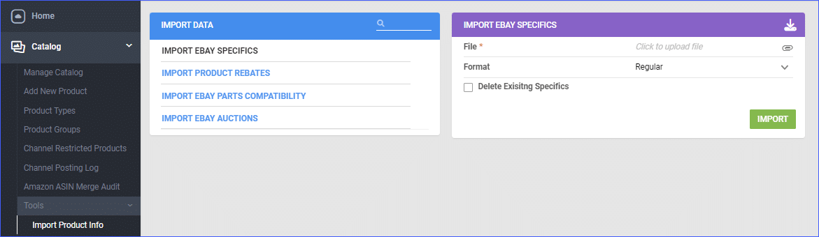 eBay Product Information | Sellercloud