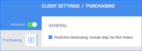 Predictive Restocking for FBA Calculation | Sellercloud