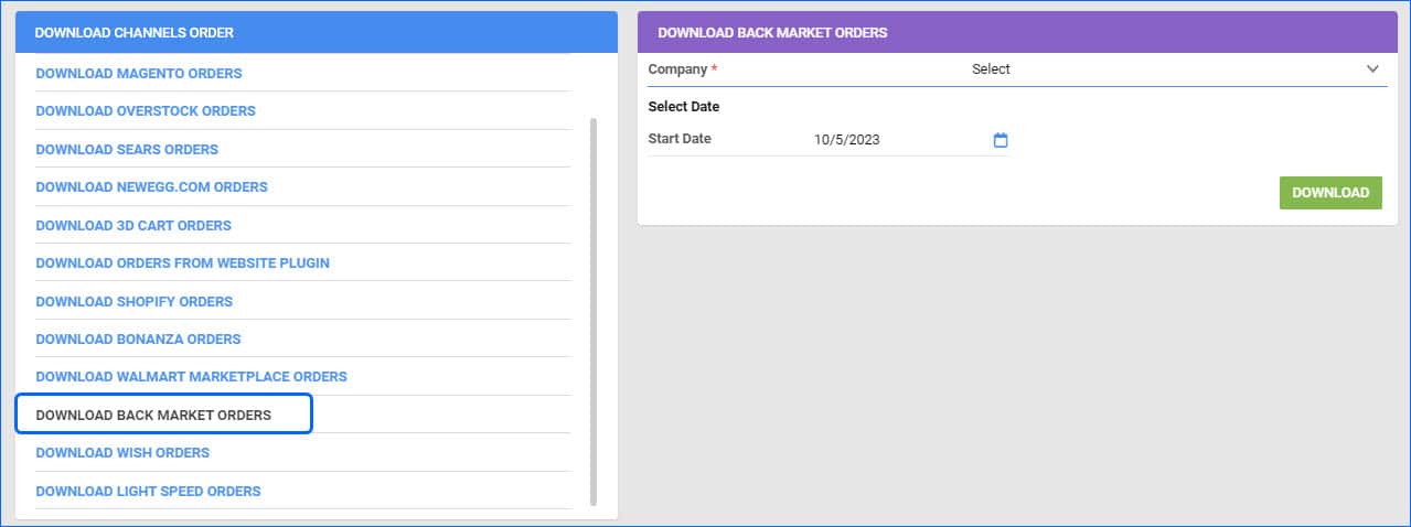 Download Orders from Back Market | Sellercloud