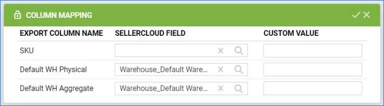 Export Mapping Tool Additions | Sellercloud