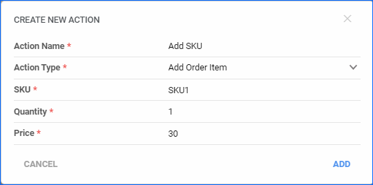 Rule Engine: Add Order Item | Sellercloud