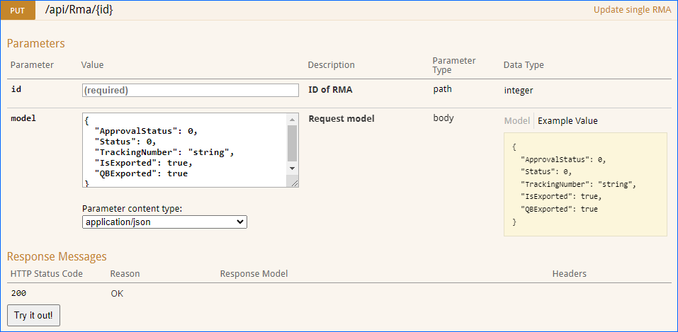 Rest API: RMA QB Exported | Sellercloud