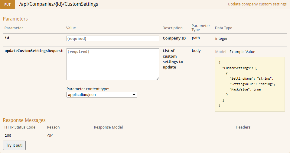 Manage Custom Company Settings via API | Descartes Sellercloud