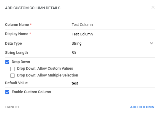 Create Product Custom Columns | Sellercloud