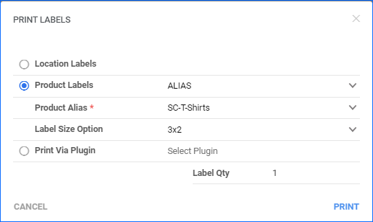 Product Labels: Alias | Sellercloud