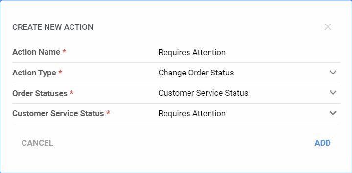 Update Customer Service Status | Sellercloud
