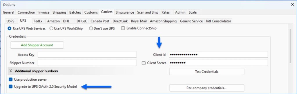 UPS OAuth 2.0 Compatibility | Sellercloud