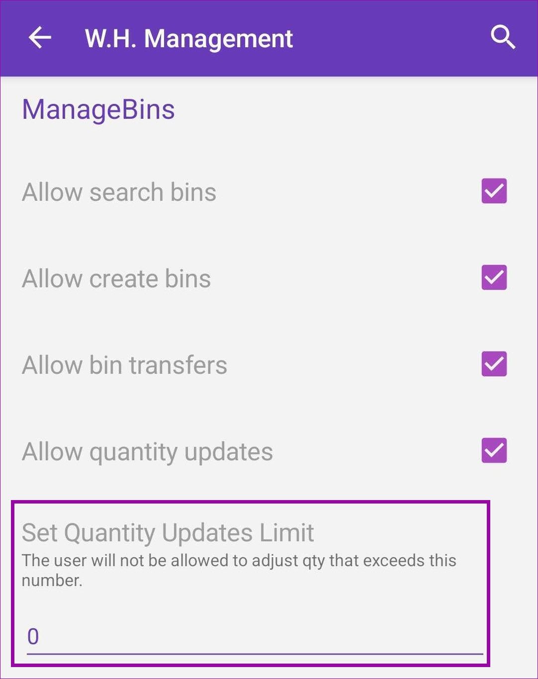 Set Quantity Updates Limit | Sellercloud