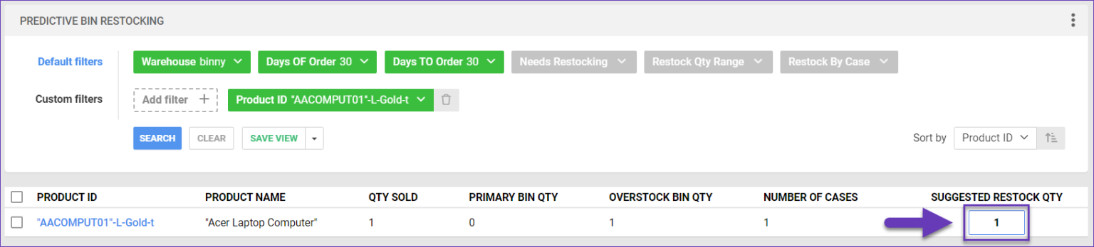 Predictive Bin Restocking | Sellercloud
