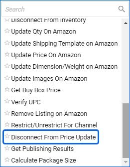 Disconnect Price from Amazon | Sellercloud