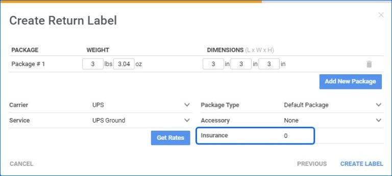 Return Label: Insurance | Descartes Sellercloud