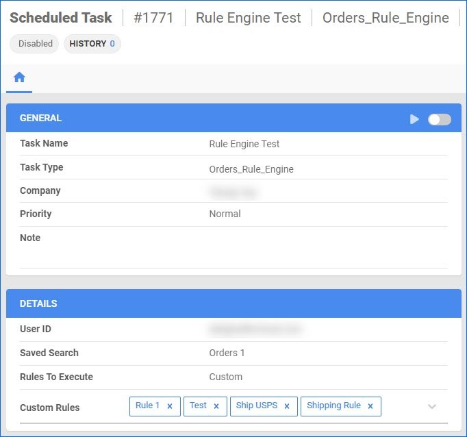 Schedule Order Rule Execution | Sellercloud